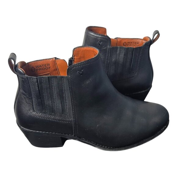 Vionic | Shoes | Vionic Womens Black Bethany Ankle Boots Size 85 Wide ...